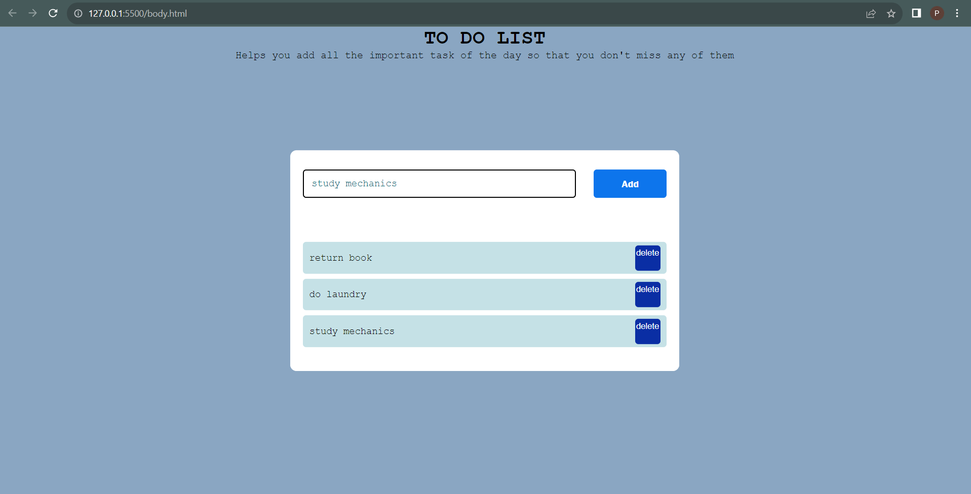 Responsiv Portfolio Website